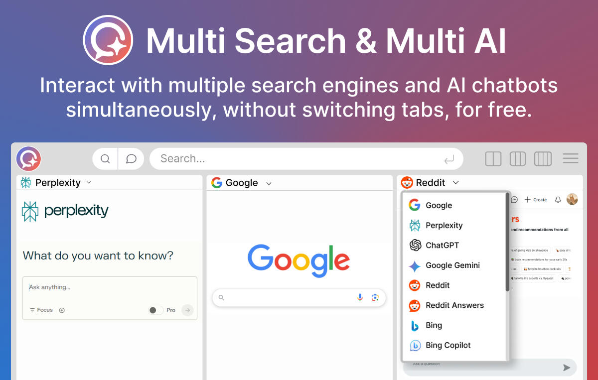 Multi Search & Multi AI